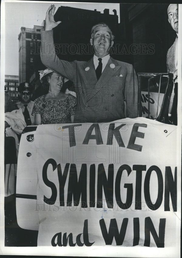 Senator Stuart Symington Missouri Campaign Rally Support DNC 1956 ...