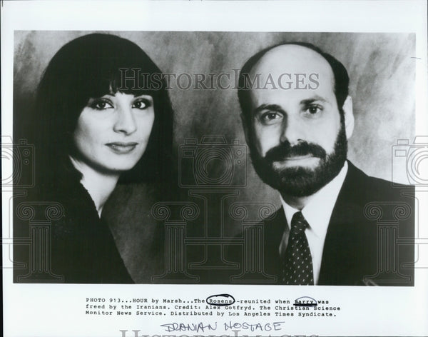 1982 Iranian Hostage Barry Rosen Reunited With Wife - Historic Images