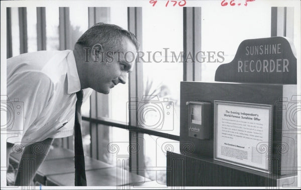 1969 Press Photo Sunshine Recorder - RSG12159 - Historic Images