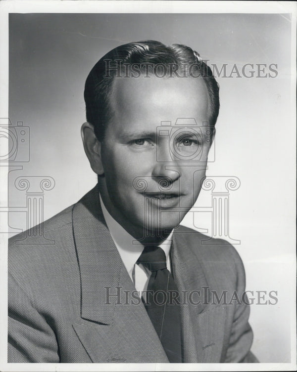 Press Photo Jerry Doggett,KLIF,Dallas Texas,Radio sportscaster ...