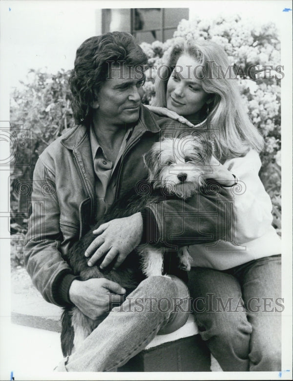 1988 Michael Landon Leann Hunley Actors Highway To Heaven - Historic Images