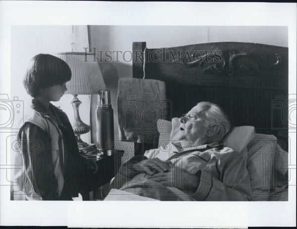 1986 Actors Huckleberry Fox And Art Carney In "The Blue Yonder ...