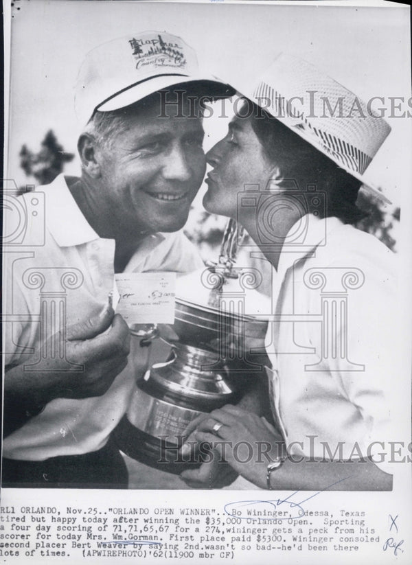 1962 Bo Wininger Professional Golfer Wins Orlando Open Golf Tourney ...