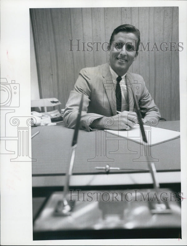 1969 President Roy Sands plans opening day Automated Business ...