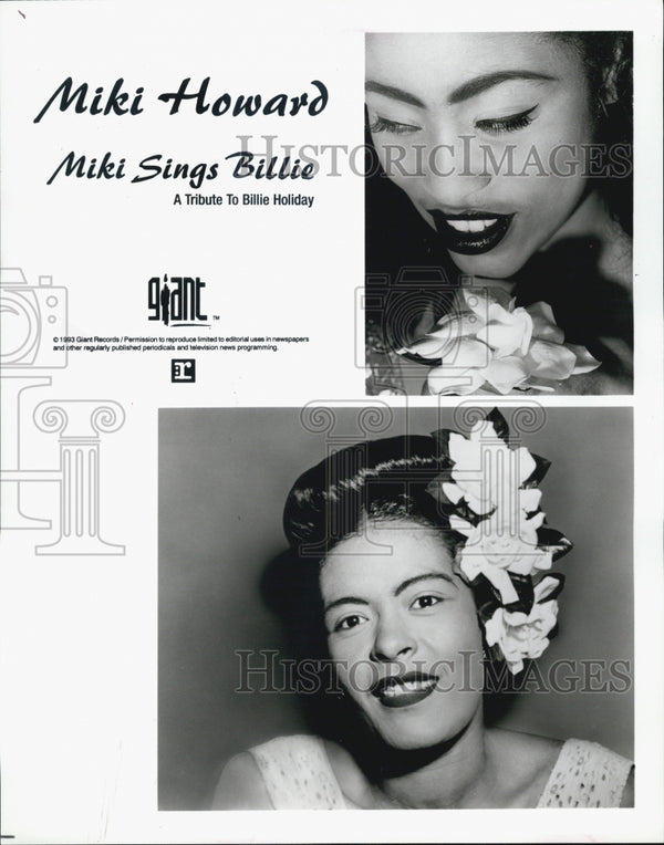1993 Miki Howard Singer Tribute To Billie Holiday Gardenia Trademark ...