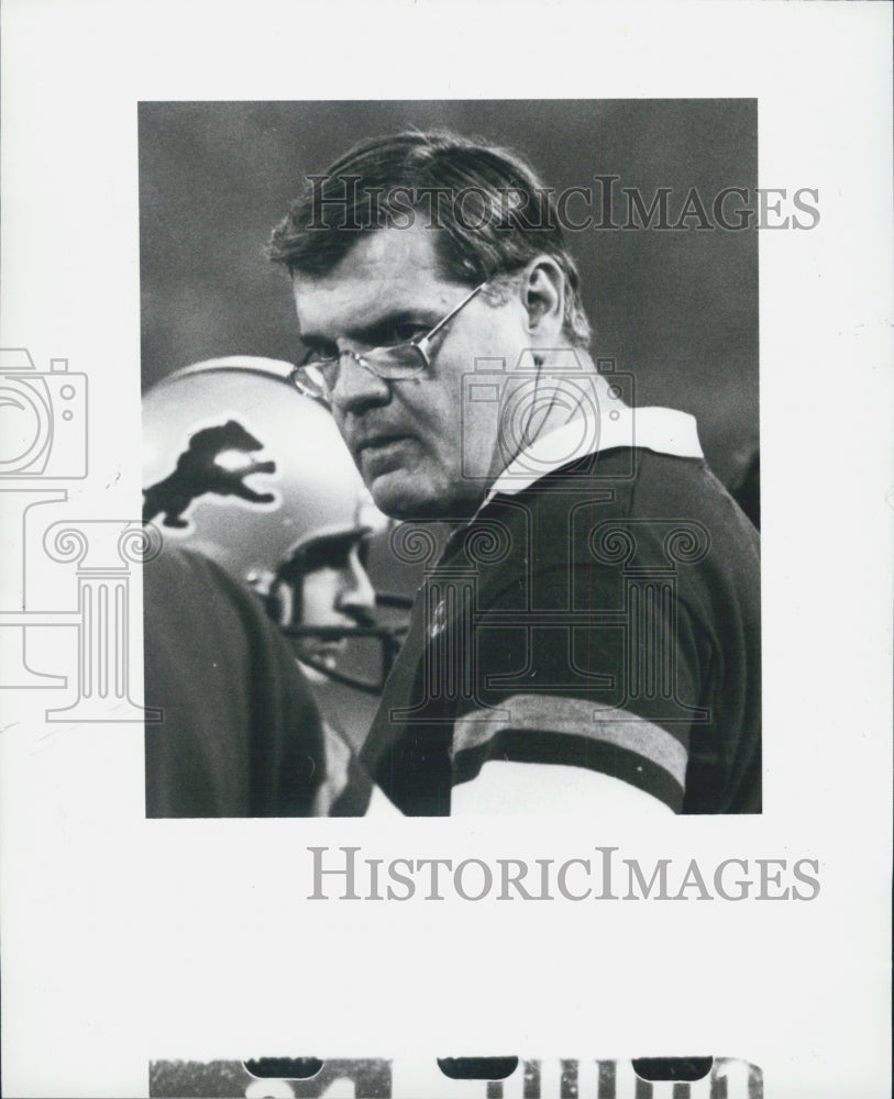1984 Monte Clark Detroit Lions - Historic Images