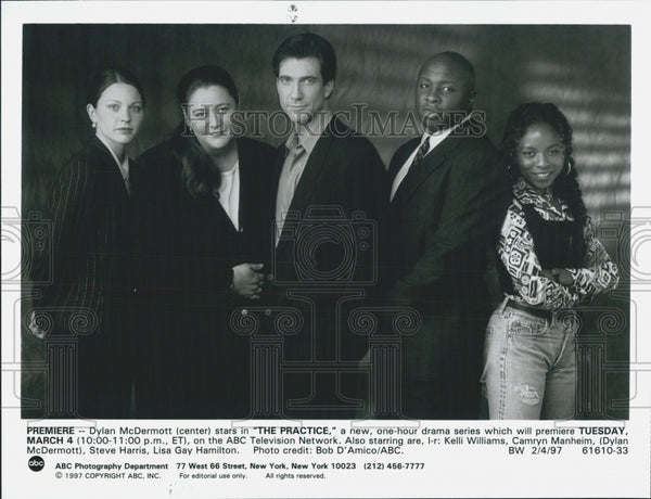 1997 Cast Of ABC-TV Series "The Practice" Actors Kelli Williams ...