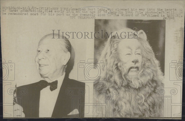 1967 Burt Lahr - Historic Images