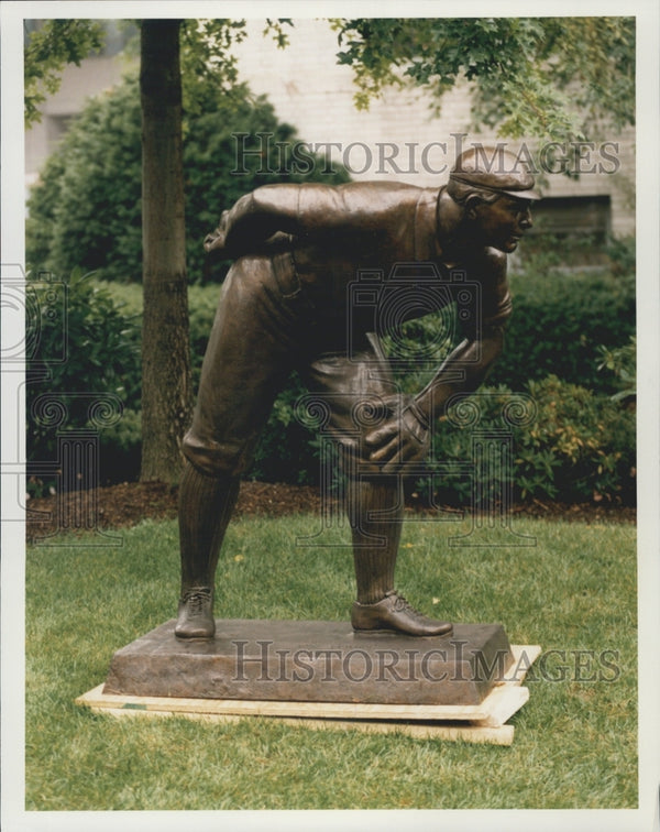 1993 Cy Young Statue Northwestern University - Historic Images