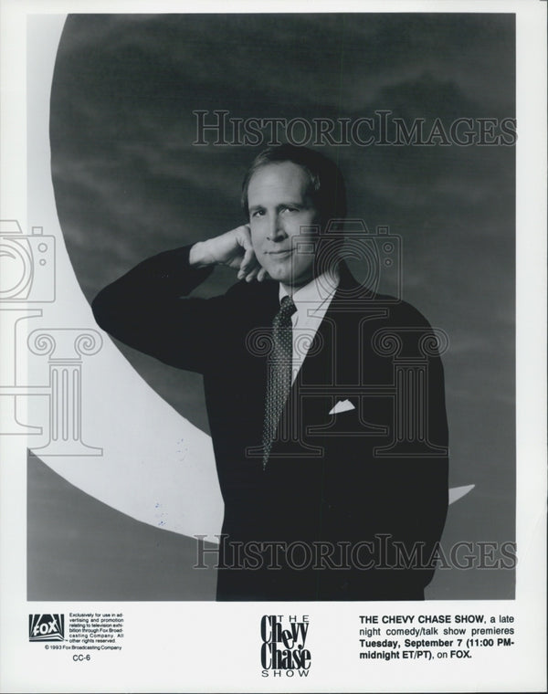 1993 The Chevy Chase Show comedy talk show - Historic Images