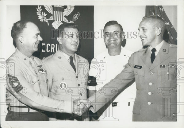 1960 Sgt. Ed Fulmer Welcomes Marine Sgt. Raymond Bourkhotzer - Historic ...