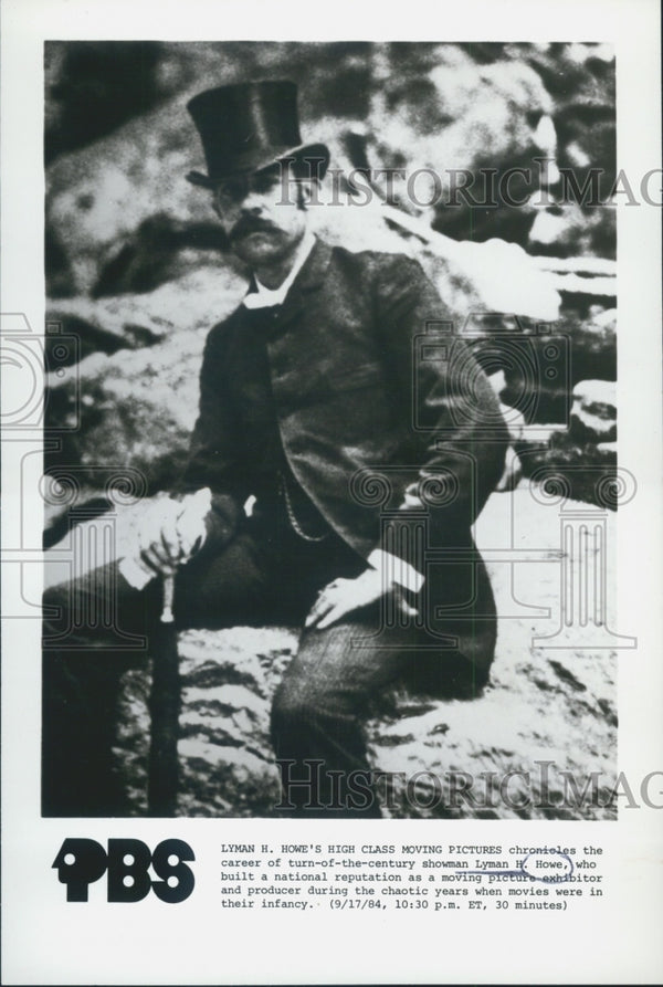 1984 Lyman H Howe Showman Actor Moving Pictures - Historic Images