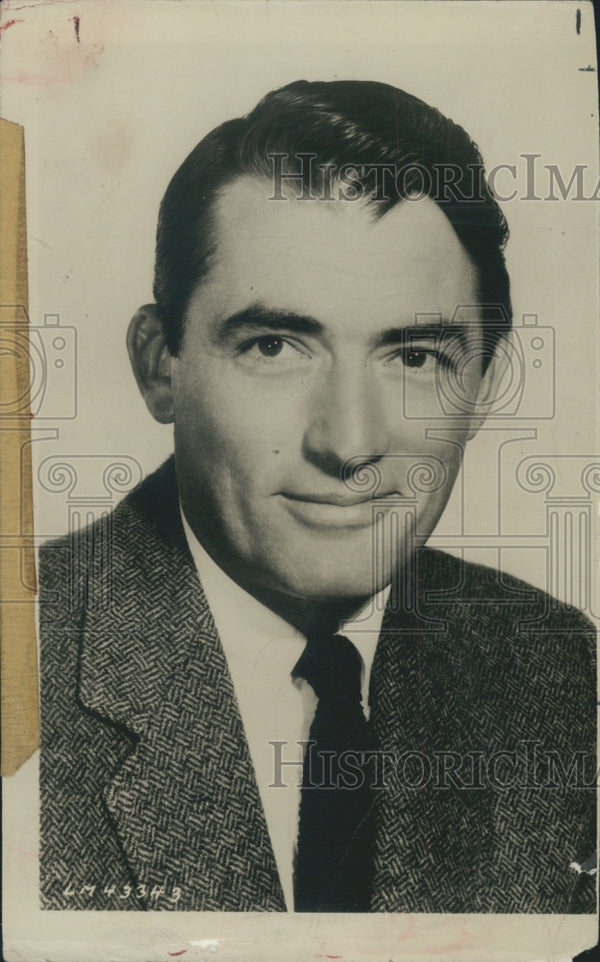 1960 Famous Actor Gregory Peck While Still Young - Historic Images