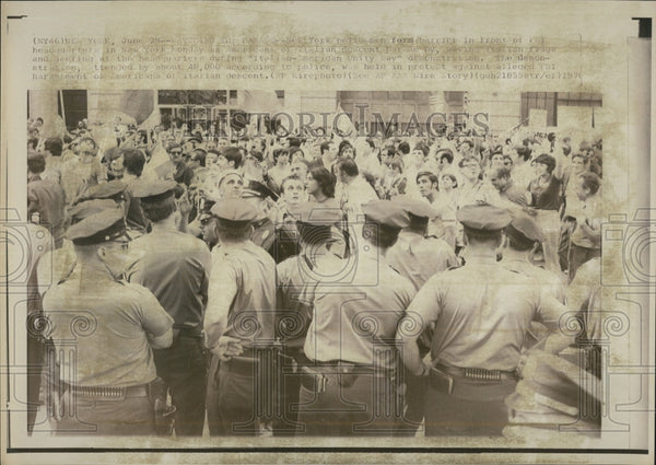 1970 Press Photo Italian American Unity Day protest. - RSG48619 ...