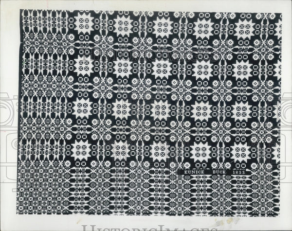 1967 Decorative hand woven coverlets at Art Institute of Chicago ...