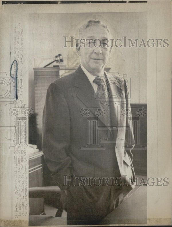 1974 Judge Elliott of Columbus Overturn Conviction of Lt Calley Jr ...