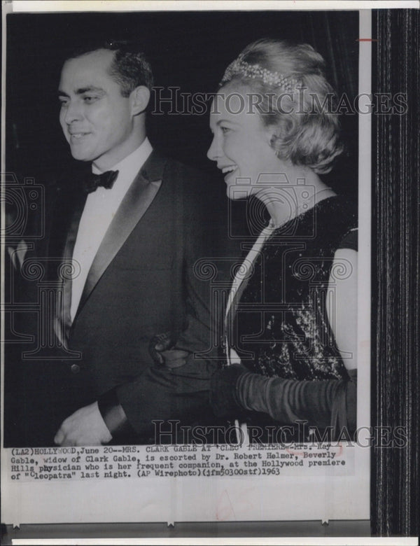 1963 Mrs Kay Gable Widow of Clark Gable - Historic Images