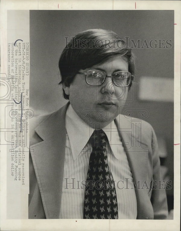1973 Raymond L. Dirks Discovers Equity Funding Corp. Insurance Fraud ...