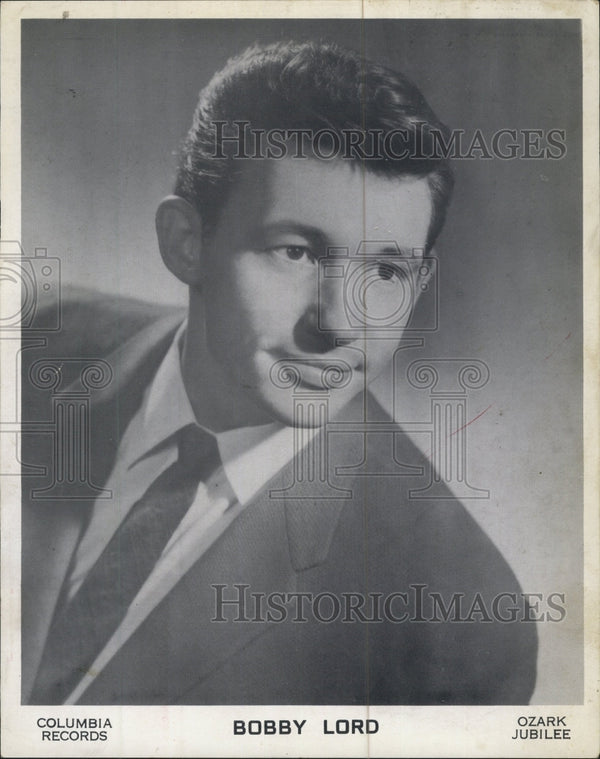 1964 American Country Music Singer Bobby Lord At Joyland Ballroom ...