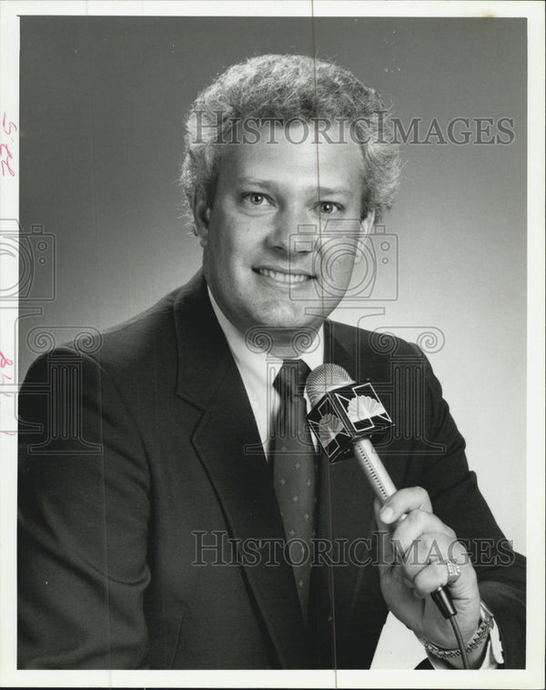 1986 NBC Announcer Tom Hammond Official Portrait - Historic Images