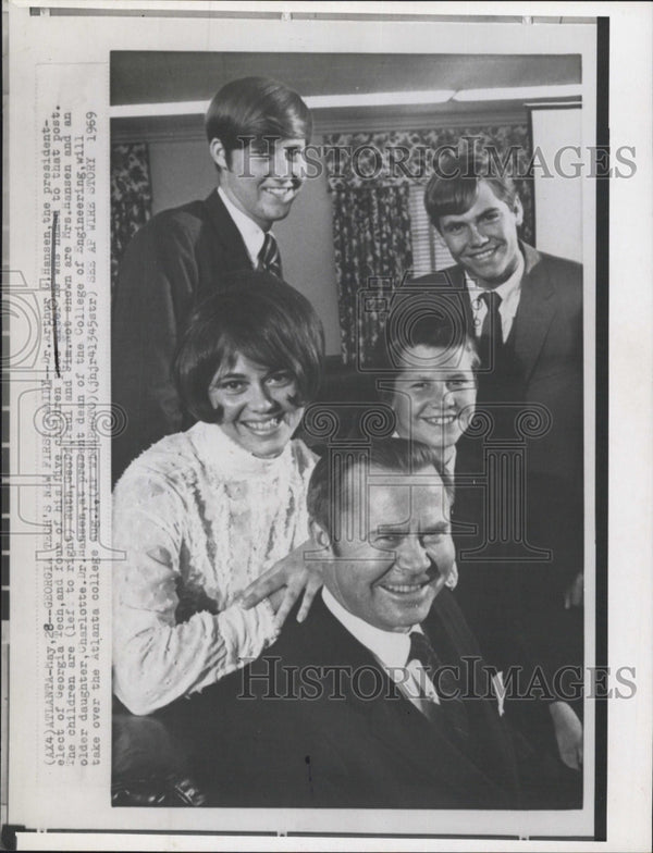 1969 Dr. Arthur G. Hansen President Elect At George Tech And Family ...