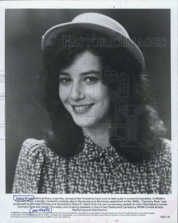 1982 Debra Wings Actress Movie Cannery Row - Historic Images