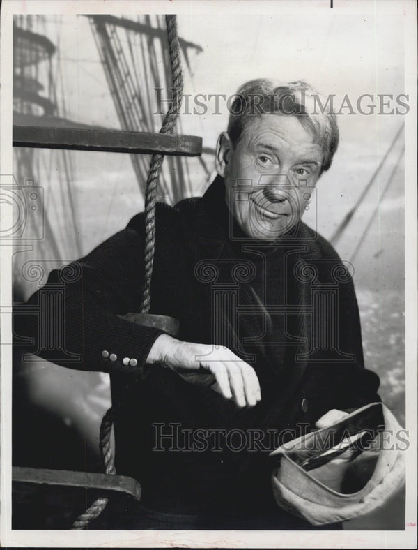 Press Photo Narrator Burgess Meredith Down to the Sea in Ships project ...