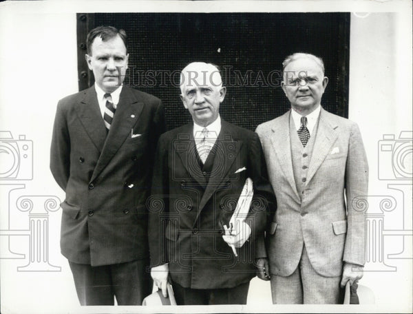 1934 Commander Wilkinson Norman H Davis US Ambassador Admiral Leigh ...