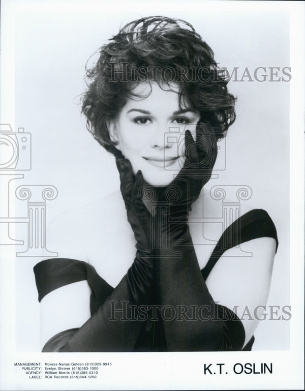Press Photo K.T. Oslin American country music singer and songwriter ...