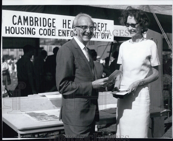 1966 Benjamin Sachs Cambridge Health Commissioner Rheta Stanton ...