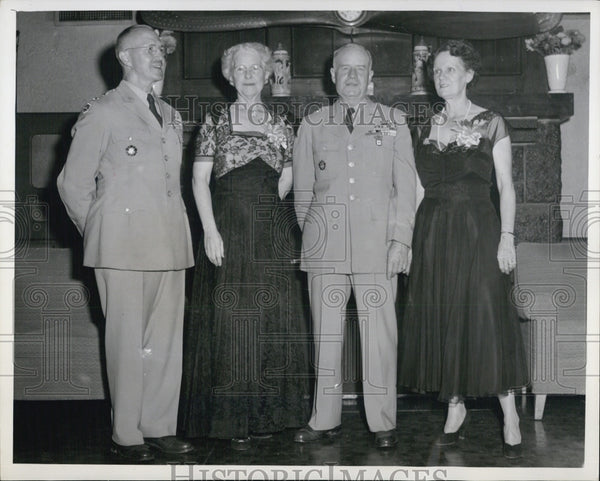 1952 Maj Gen Charles Helmick,Maj Gen Roderick Allen with Wives ...
