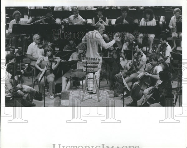 1983 Irving Hoffman rehearsal session of Florida Gulf Coast Symphony ...