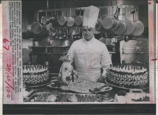 1966 Chef Haller ,the new White House Chef - Historic Images