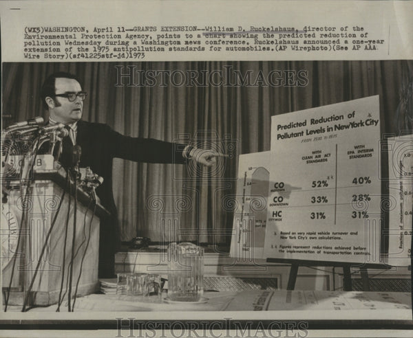 1973 Ruckelshaus EPA Antipollution - Historic Images