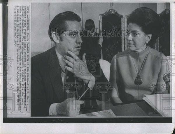 1970 Fred R. Harris resigns as Chairman of the D N C - Historic Images