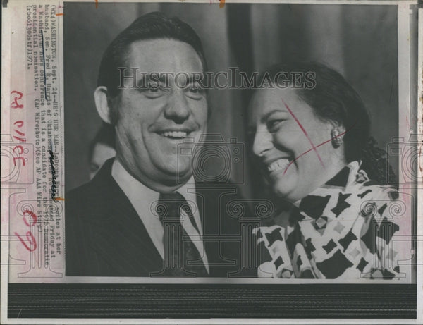 1971 Ladonna Harris & Husband Senator Fred Harris - Historic Images