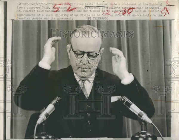 1967 Splinter Party Aid Pearson in Test Vote - Historic Images