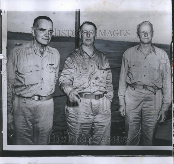 1959 Adam W.Halsey,Frank Knox, Chester W.Nimitz - Historic Images