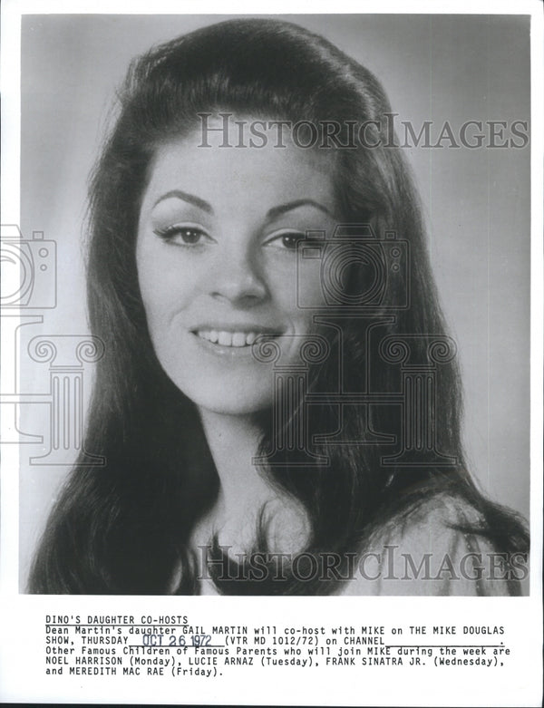 1972 Gail Martin shown in the picture - Historic Images
