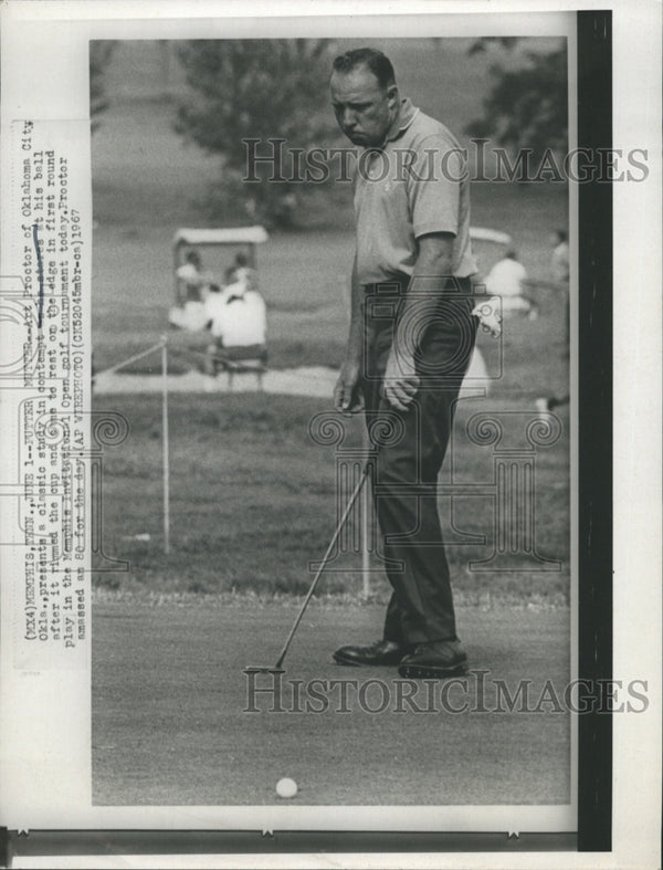 1967 Art Proctor Professional Golfer. - Historic Images