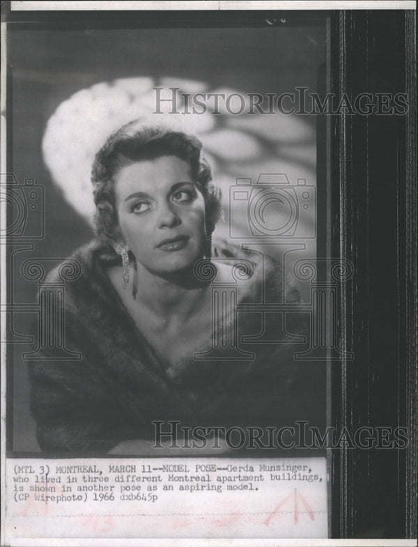 1966 Mrs.Gerda Munsinger - Historic Images