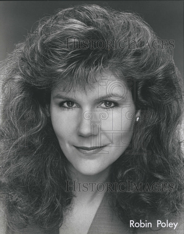 Press Photo Actress Robin Poley - Historic Images