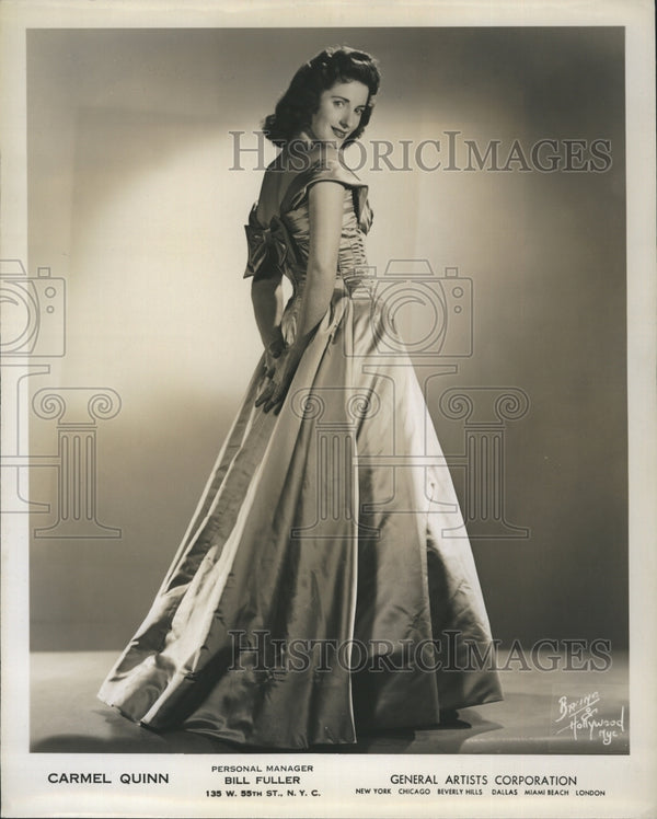 Press Photo Singer Carmel Quinn - Historic Images