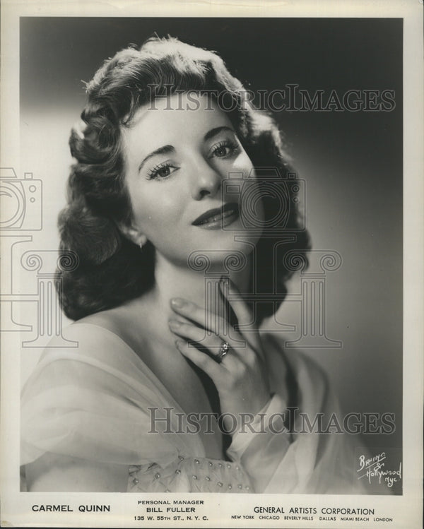 Singer Carmel Quinn - Historic Images