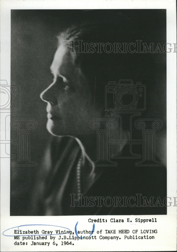 1964 Elizabeth Gray Vining - Historic Images