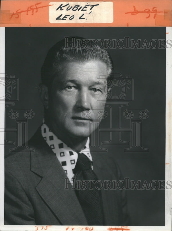 1976 Advertising Director Leo L. Kubiet - Historic Images
