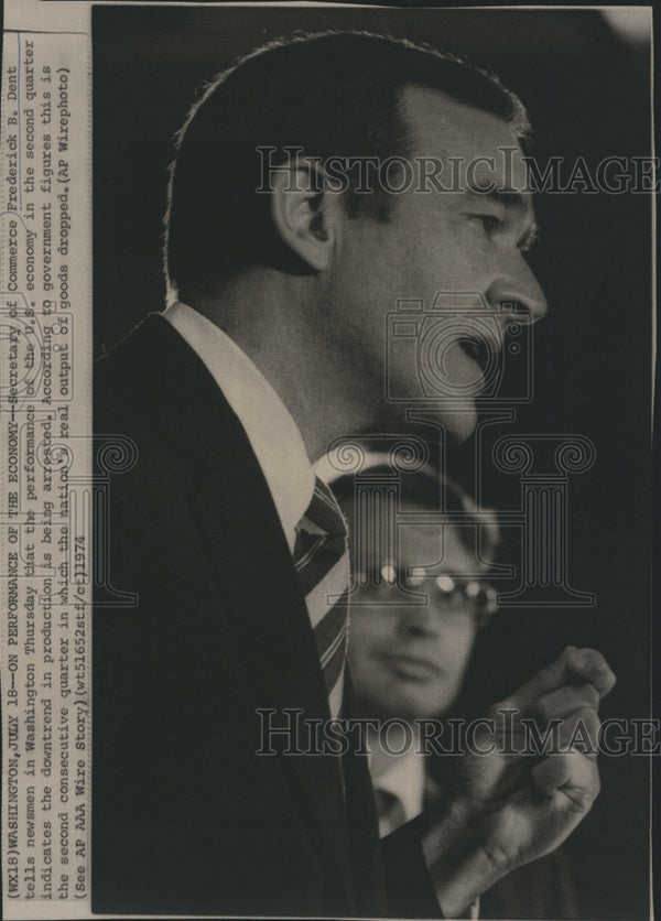 1974 Frederick Dent United States Secretary of Commerce. - Historic Images