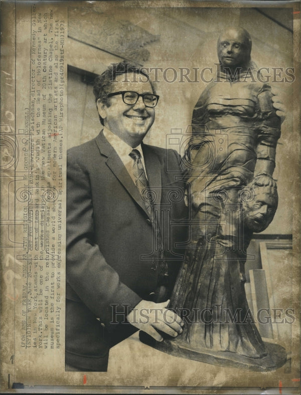 1973 Lawrence Fleischman Leonard Baskin Sculpture Vatican Museum ...