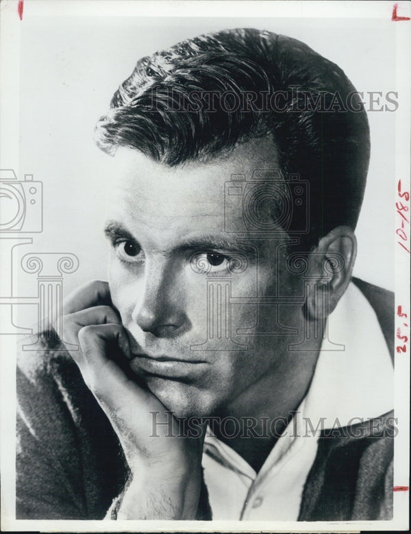 1967 Press Photo Actor Maximilian Schell on "The Beautiful Blue and Re ...