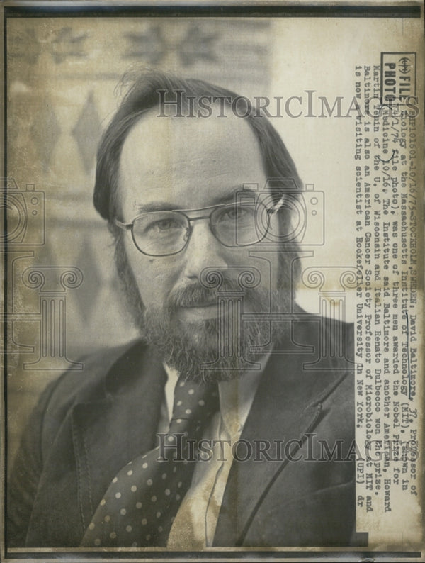 1975 Nobel Prize Winner David Baltimore - Historic Images